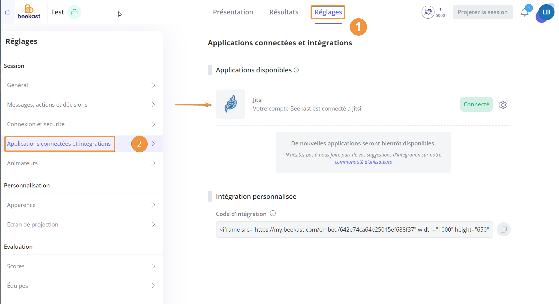 Intégrez Beekast à vos outils